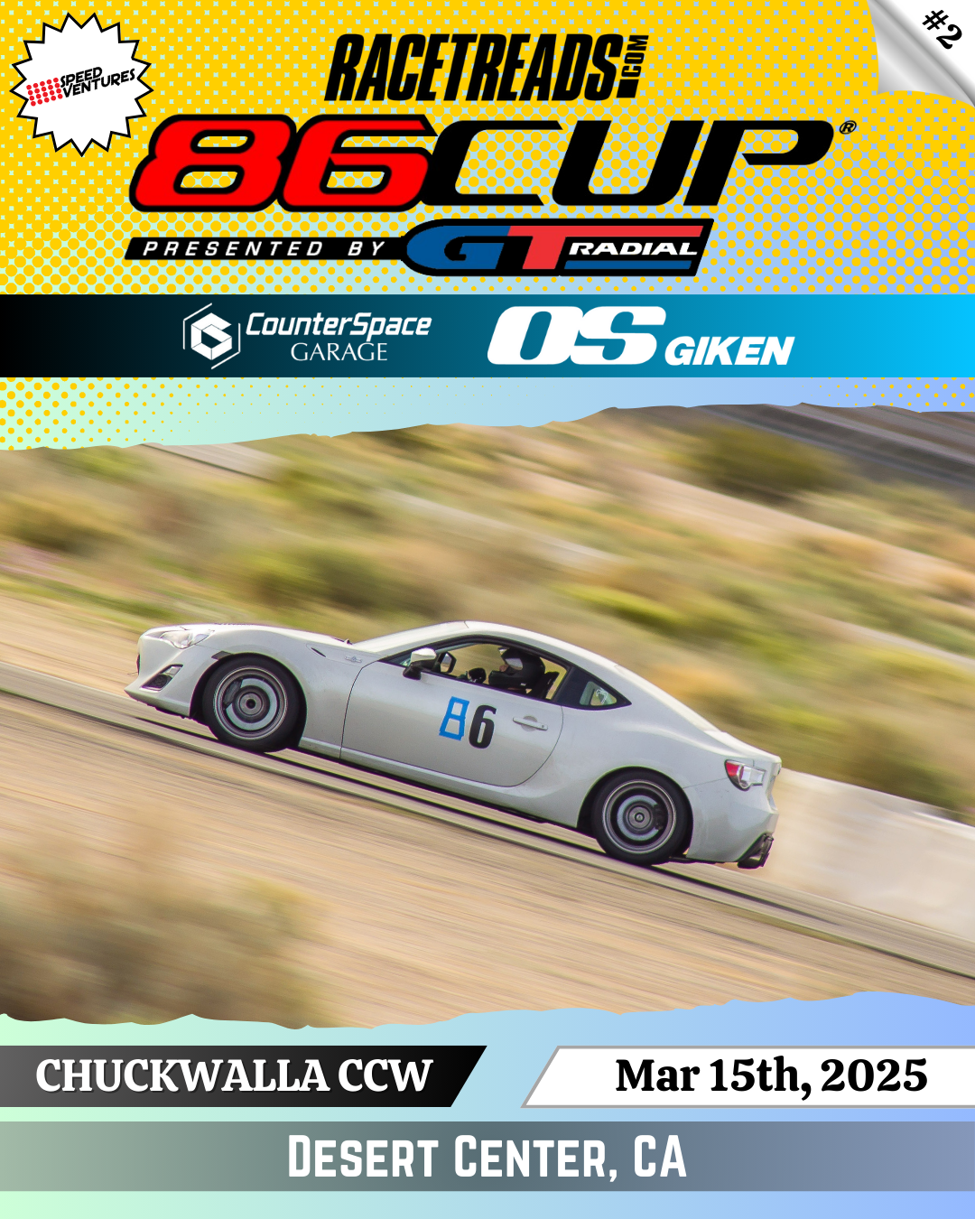2025 Racetreads.com GT Radial 86Cup – Round 2 – Chuckwalla Valley ...